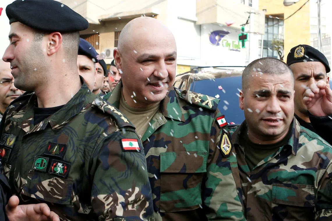 Lebanese army chief edges towards presidency, Lebanese sources say ...