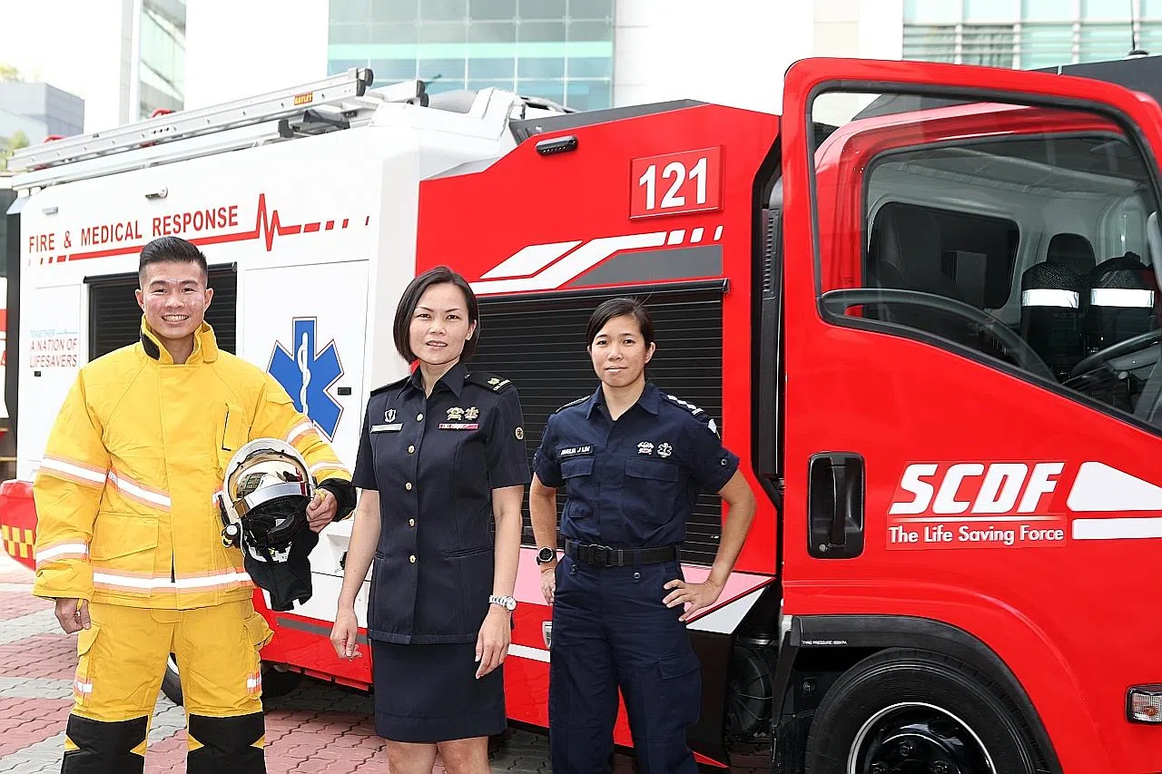 These SCDF paramedics are trained to fight fires | The New Paper