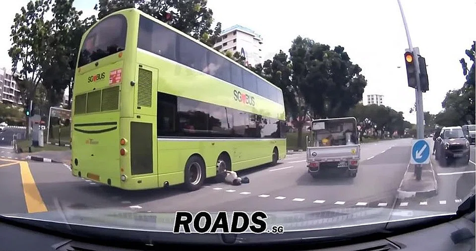 Woman taken to hospital after being pinned under rear wheel of SBS bus ...