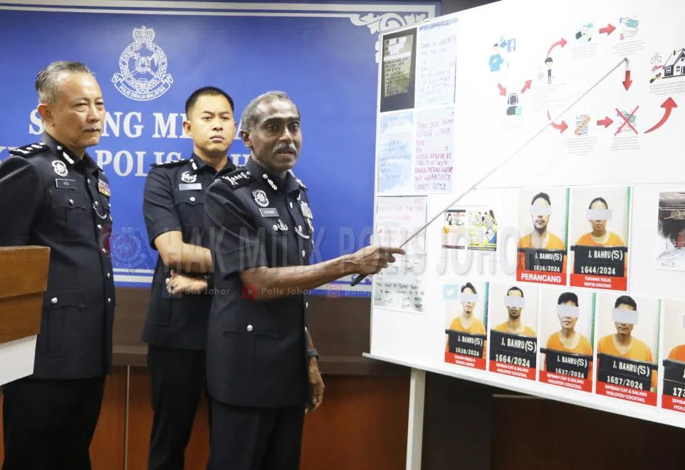 Johor police nab members of loan shark syndicate with suspected S'pore links | The New Paper
