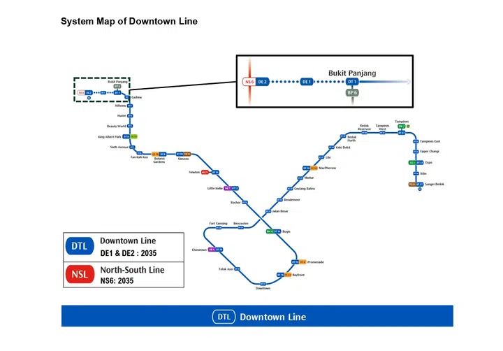 Downtown Line extension to Sungei Kadut to open in 2035 | The New Paper