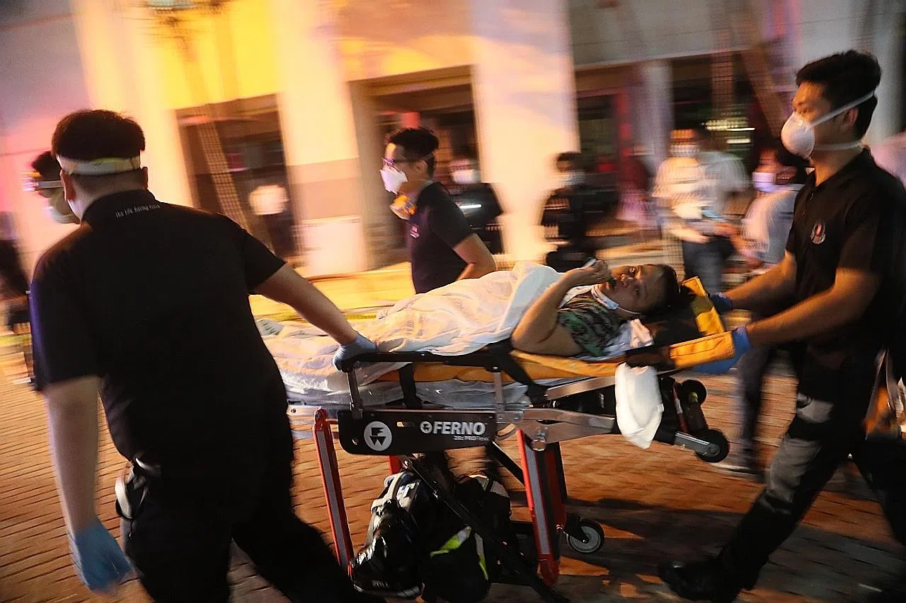 More than 100 evacuated as clutter outside flat catches fire | The New ...