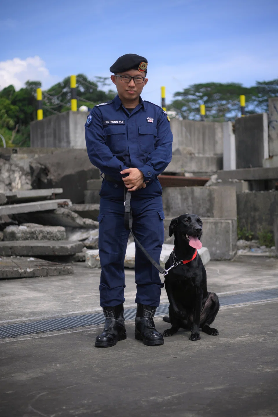 SCDF search dog barks when she finds..., Latest News - The New Paper