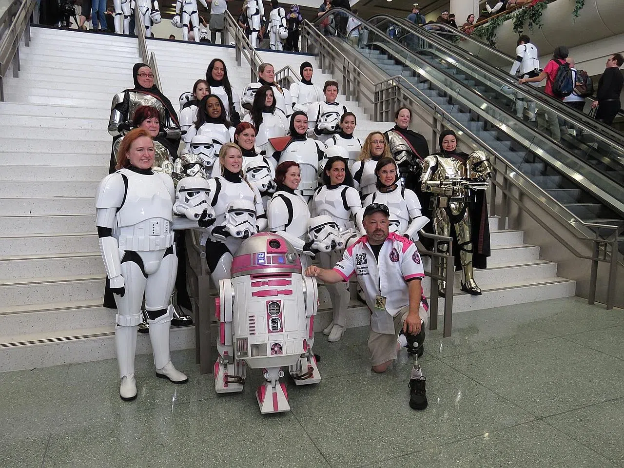 Pink droid R2-KT is not just a movie star but a beacon of hope | The ...