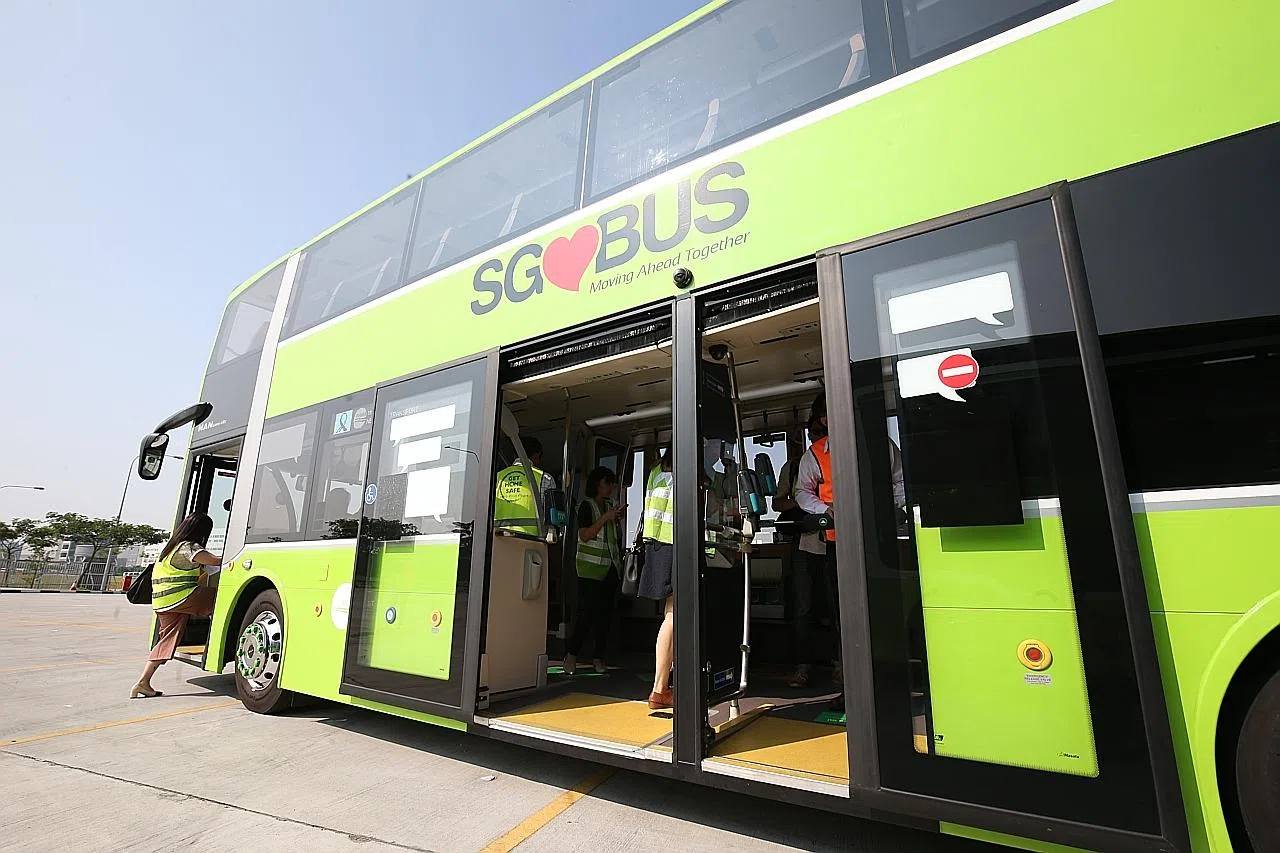 This bus has 3 doors, 2 staircases, Latest News - The New Paper