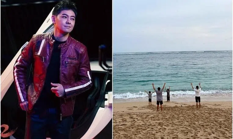Jimmy Lin and family go on holiday six months after Tesla accident ...