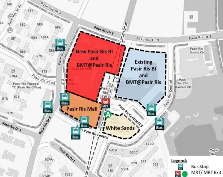 New Pasir Ris Bus Interchange, long-awaited Woodleigh Bus Interchange ...
