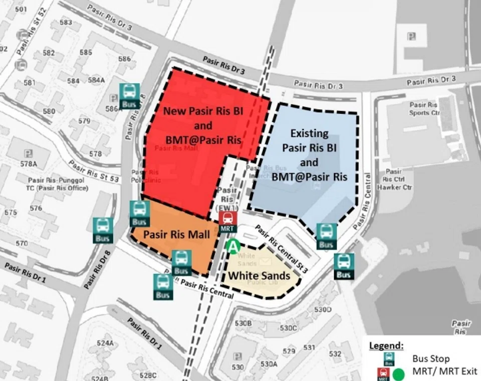 New Pasir Ris Bus Interchange, long-awaited Woodleigh Bus Interchange ...