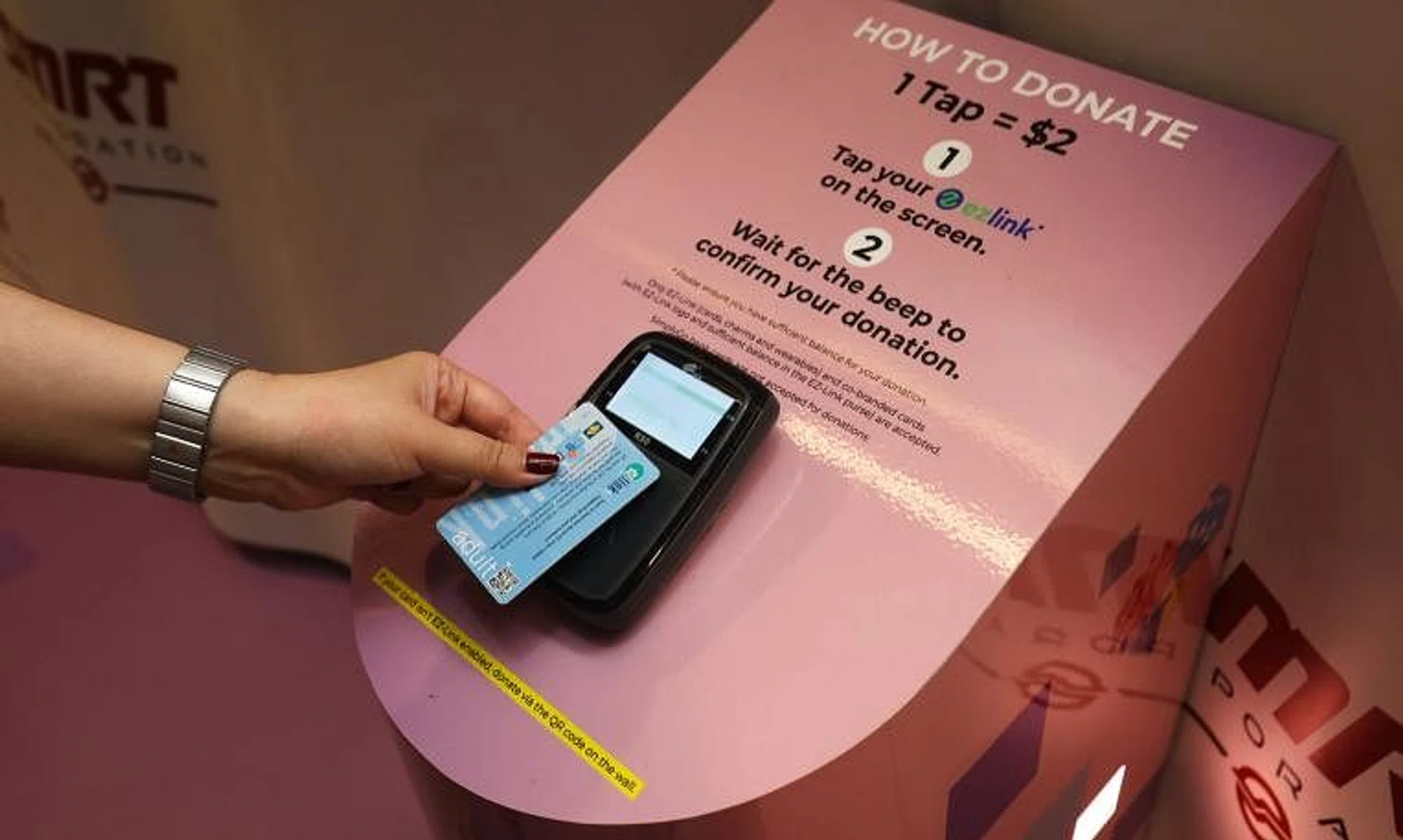 Make a donation to lower-income families with ez-link cards at MRT and ...