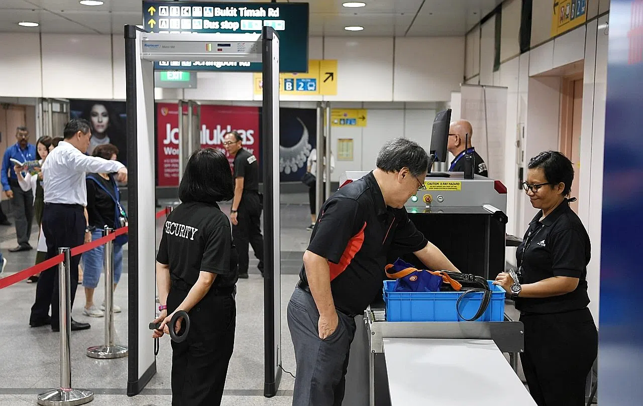 Trial of enhanced security checks for MRT kicks off | The New Paper
