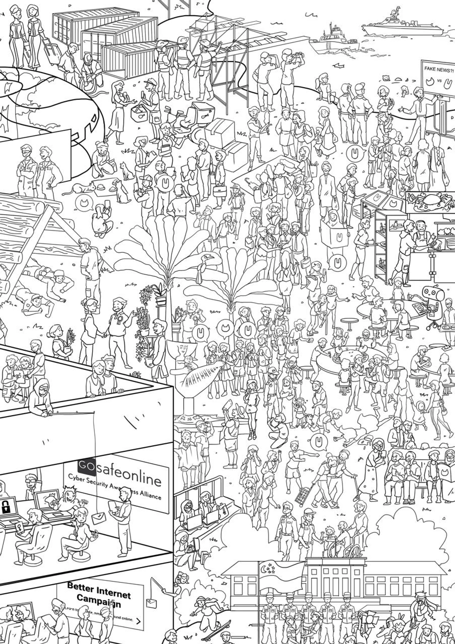 Colourful lessons on Total Defence..., Latest News - The New Paper