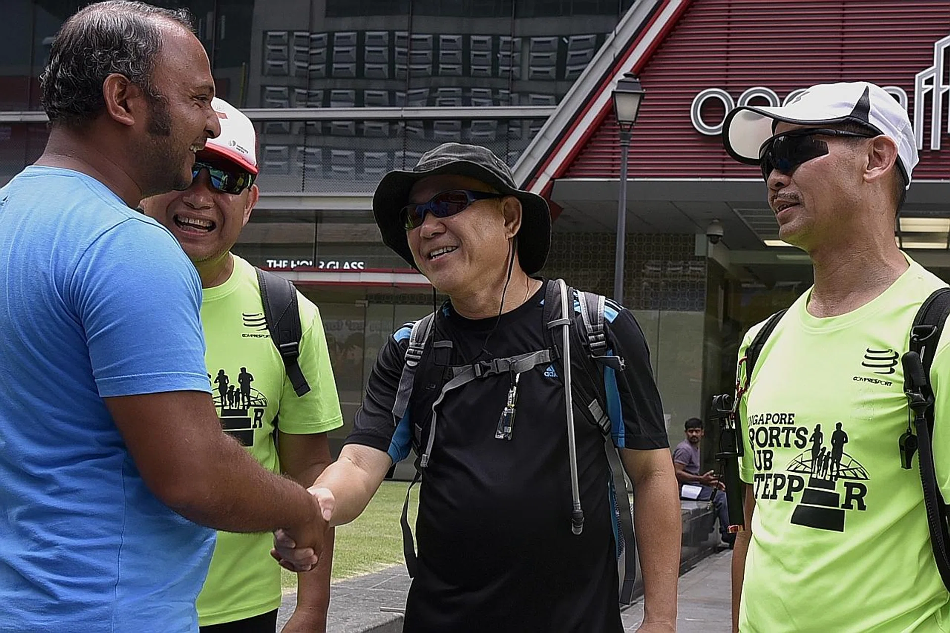 Three friends walk 100km around..., Latest News - The New Paper