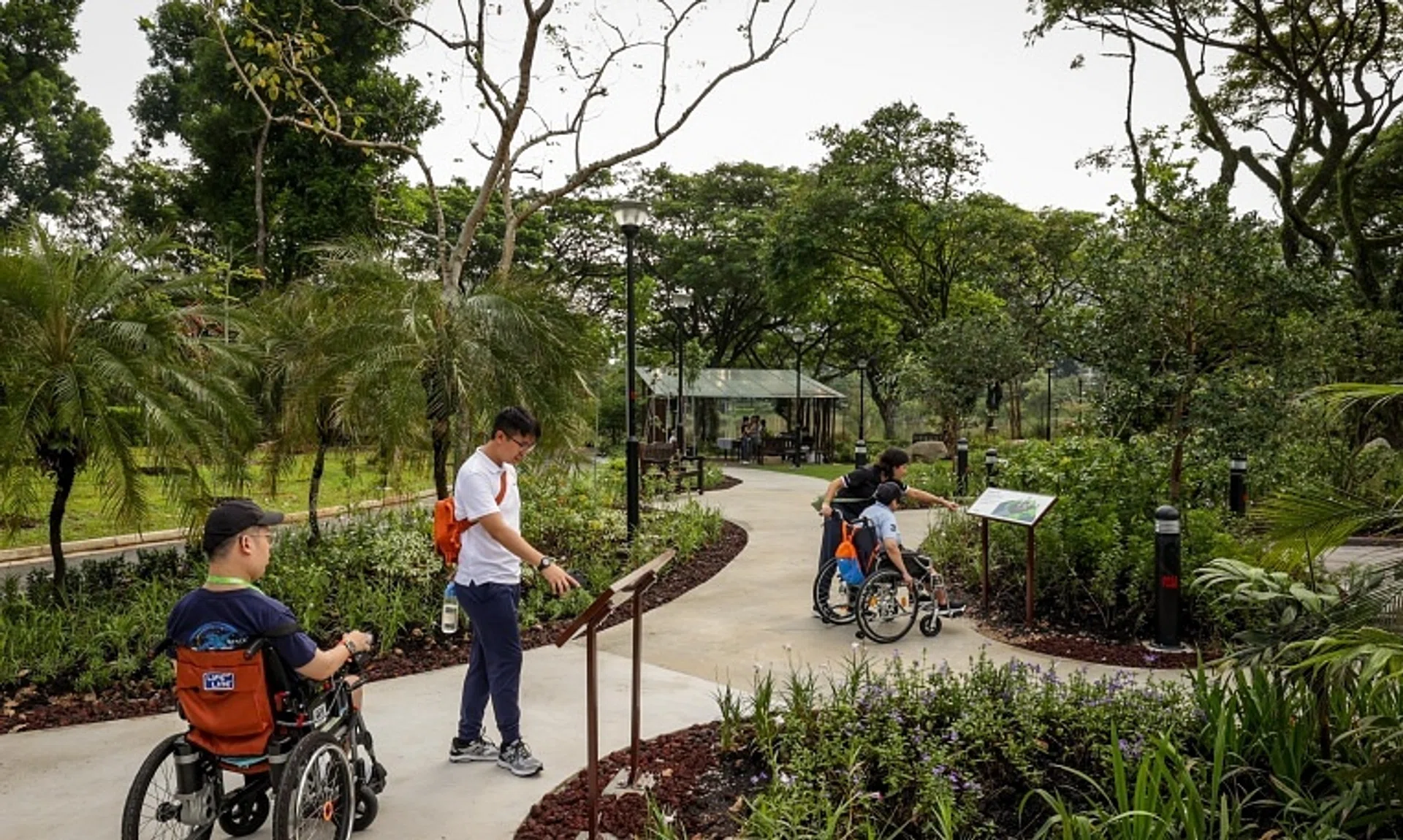 New therapeutic garden features wheelchair obstacle course, more | The ...