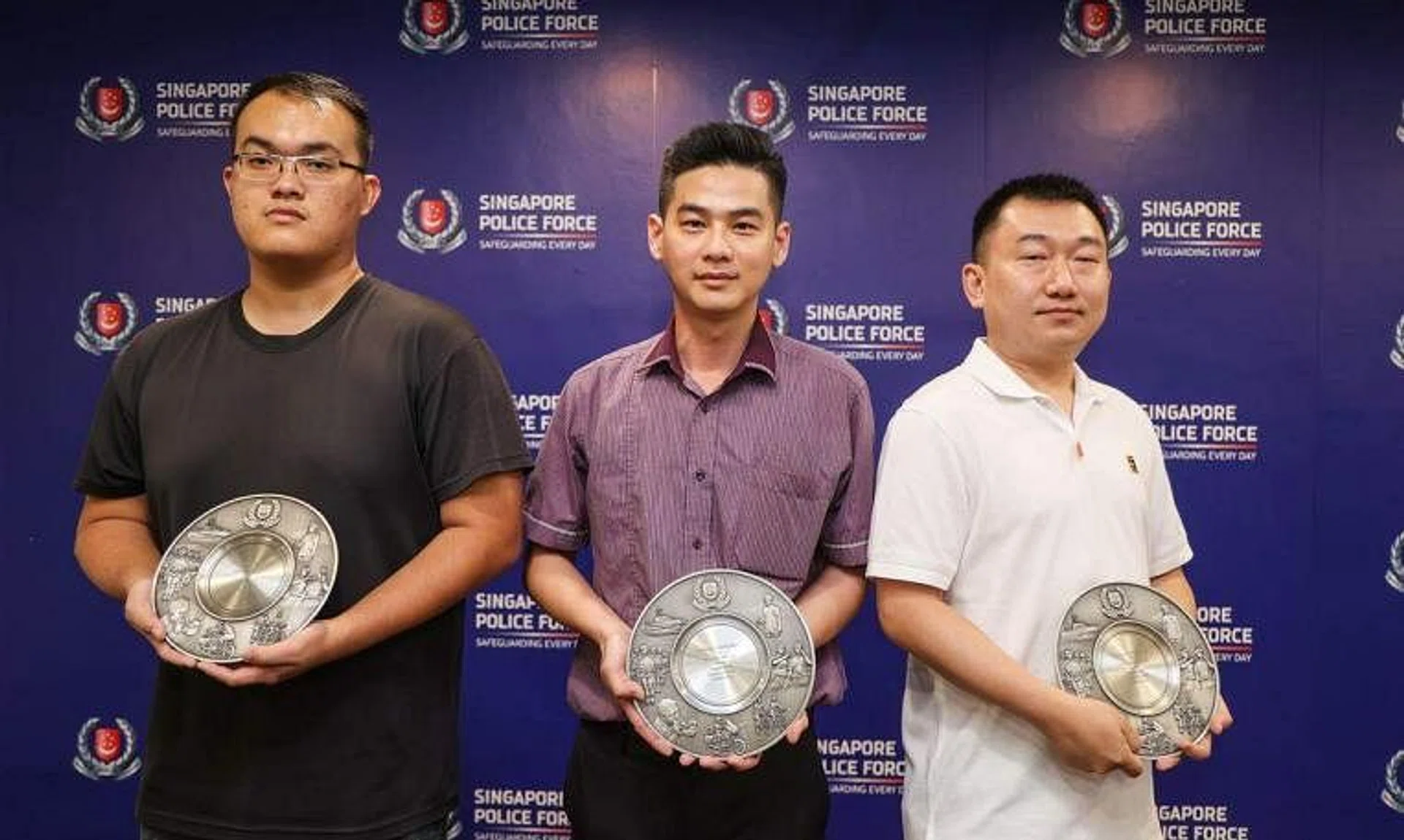 Three lauded for public spiritedness, and six for helping to prevent ...