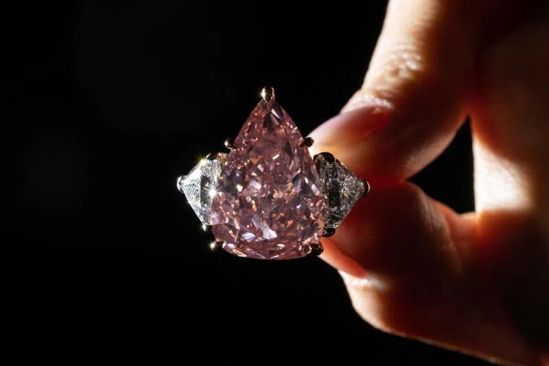 Rare pink diamond expected to fetch..., Latest News - The New Paper