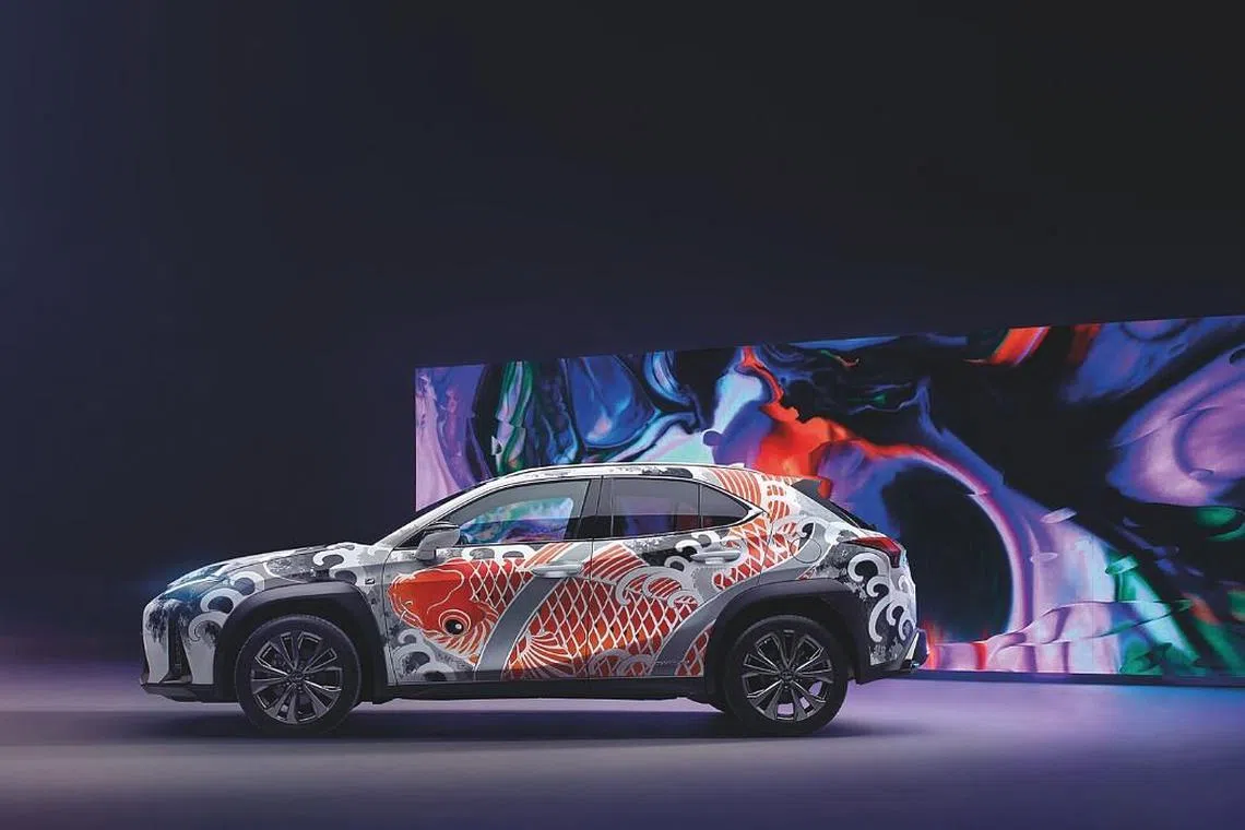 Lexus has unveiled the world's first tattooed car - The Peak Magazine ...