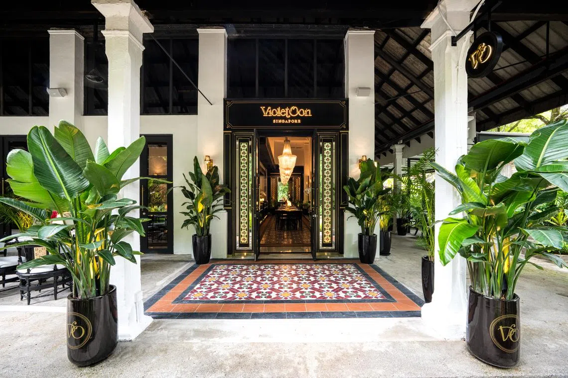 Violet Oon Singapore opens its flagship restaurant in Dempsey | PEAK ...
