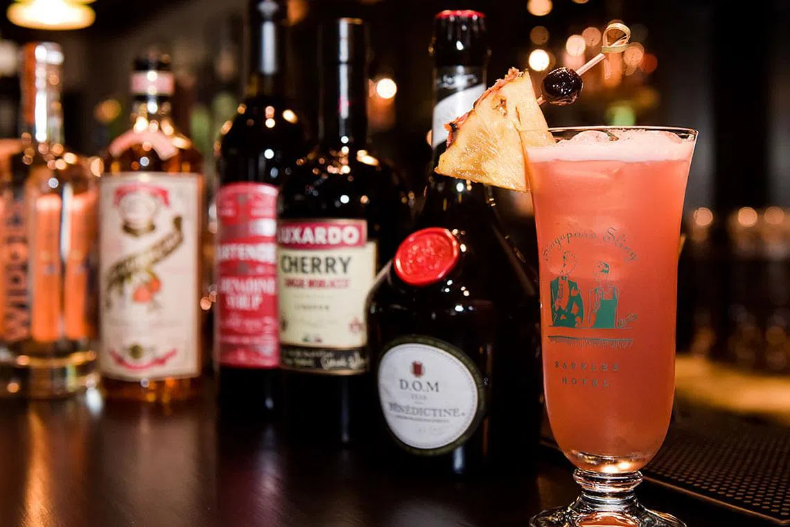 The 103-year-old Singapore Sling cocktail recipe gets an update - The ...