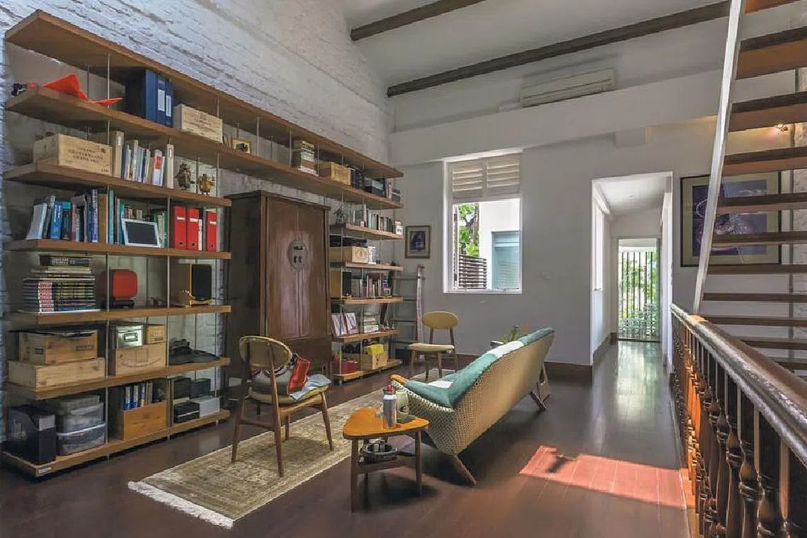 Luxury Homes: A beautifully restored heritage shophouse with a loft ...