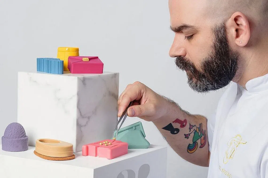 French pastry chef creates pastries fashioned after iconic accessories ...