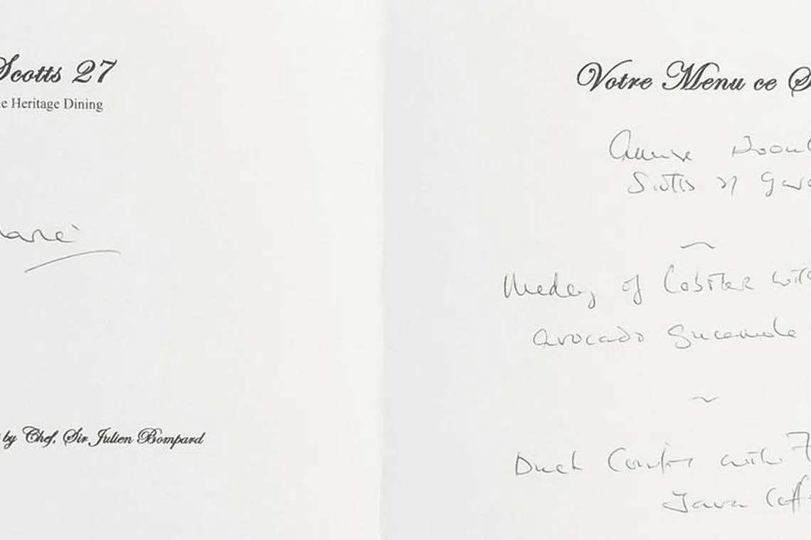 Are handwritten menus the new thing? - The Peak Magazine | PEAK Singapore