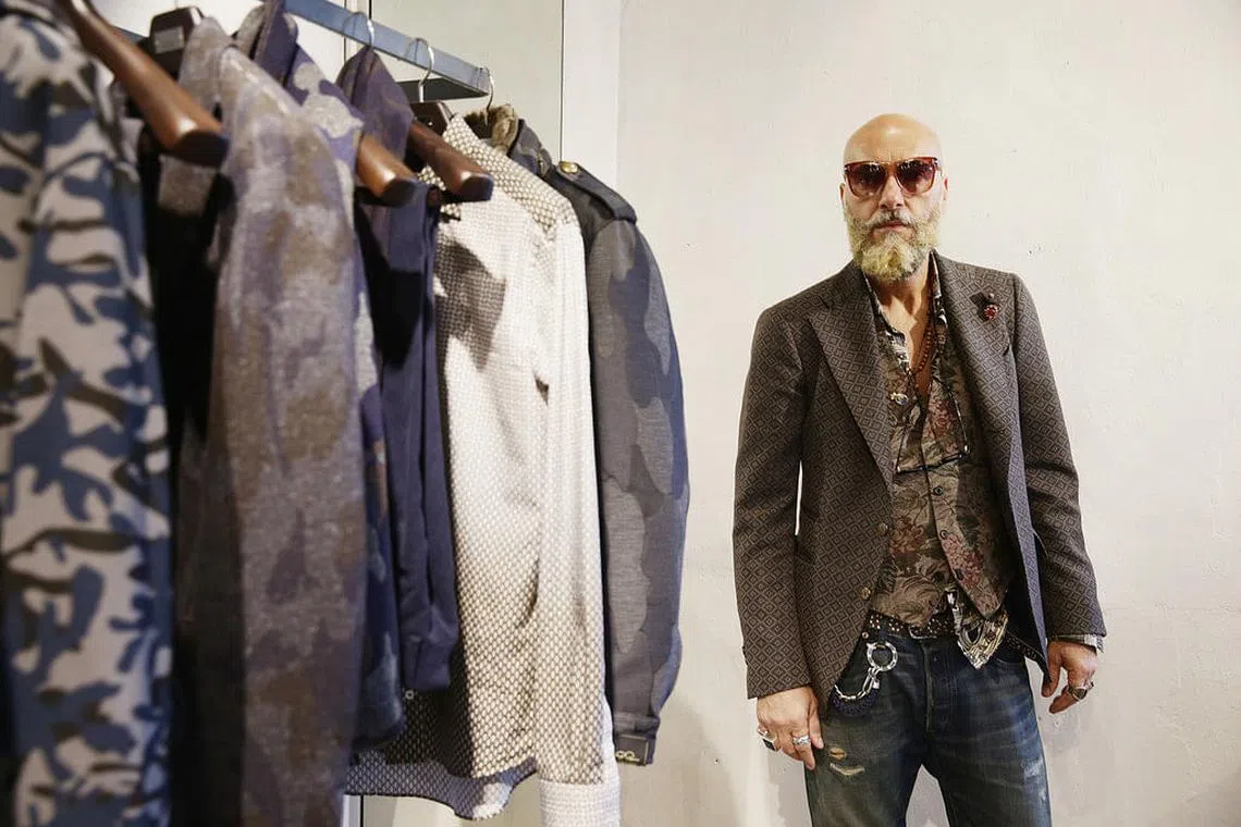 Italian menswear designer Gabriele Pasini launches label in Singapore ...