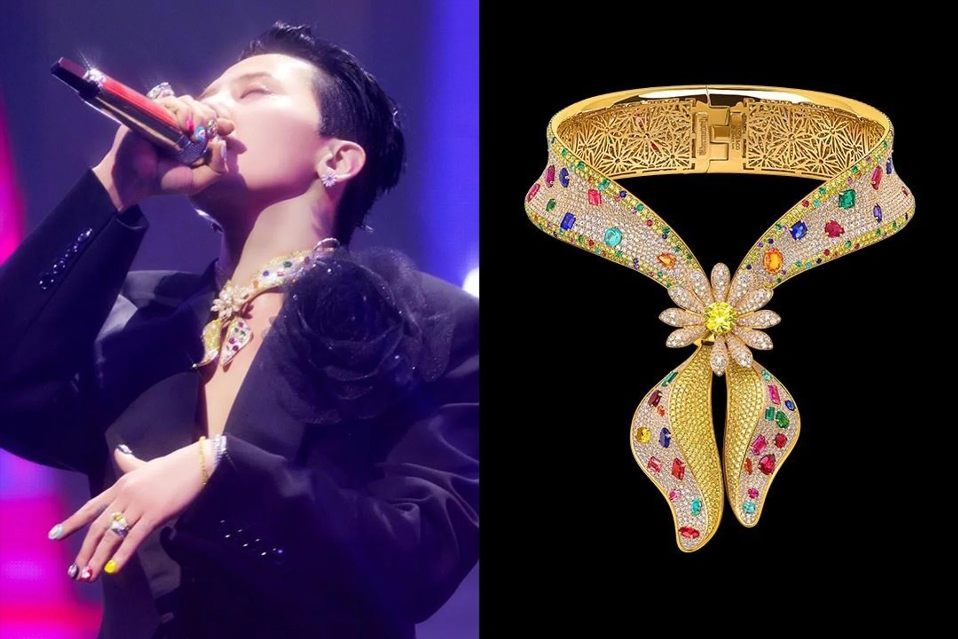 G-Dragon's Jacob & Co. Bandana Royale necklace | PEAK Singapore