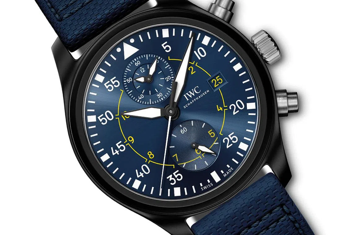 IWC’s Pilot’s Watch Chronograph gets a fresh new face and strap - The ...