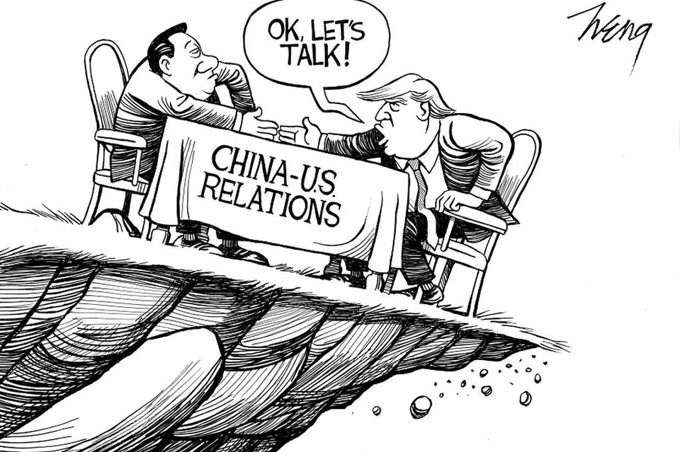 China Us Political Cartoons