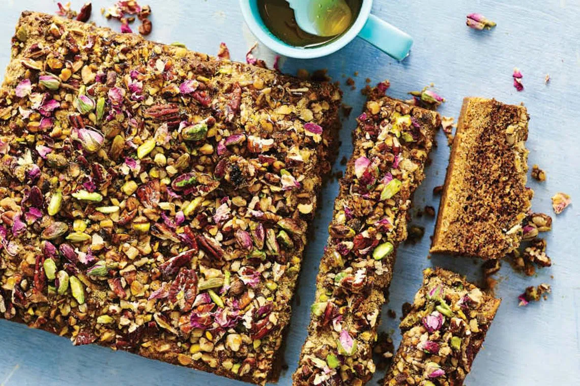 Nutmeg Pecan Cake With Nut Topping - The Singapore Women's Weekly | The ...