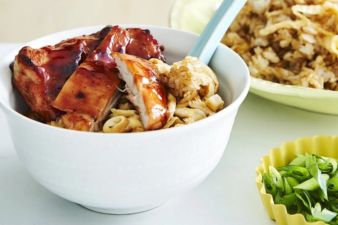 Char Siu Chicken With Egg Fried Rice - The Singapore Women's Weekly ...