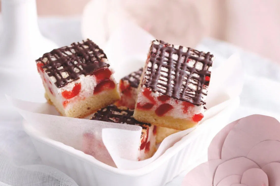 Cherry Ripe Slice - The Singapore Women's Weekly | The Singapore Women ...