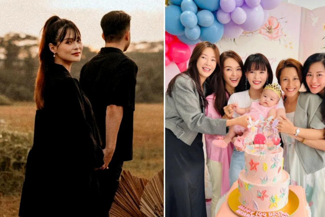 Jayley Woo Celebrates Daughter's 100th Day, Reveals Husband's Face For ...