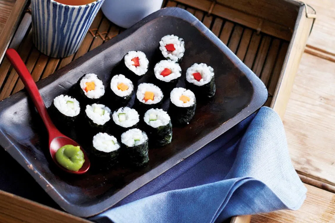 Learn How To Make Healthy Sushi Mini Rolls At Home - The Singapore ...