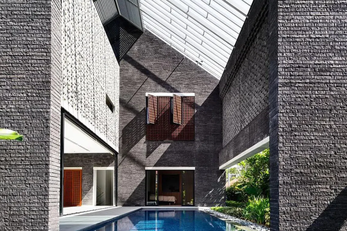 This 2-Storey Siglap Home Features A Unique Roof With Skylights | The Singapore Women's Weekly