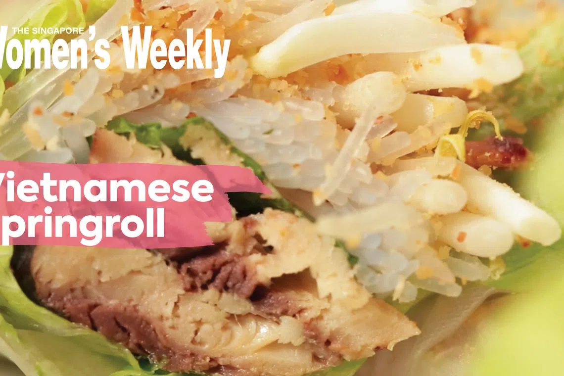 Easy and Healthy Vietnamese Spring Rolls With Sardines - The Singapore ...