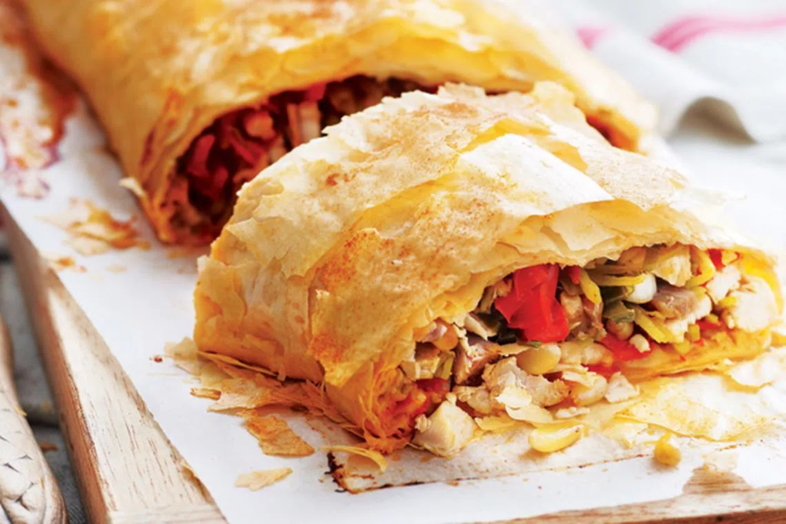 Filo Parcel With Turkey & Vegetables - The Singapore Women's Weekly ...