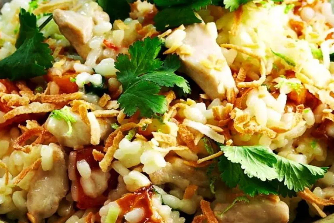 Creamy Chicken & Coconut Risotto With Asian Flavours | The Singapore ...