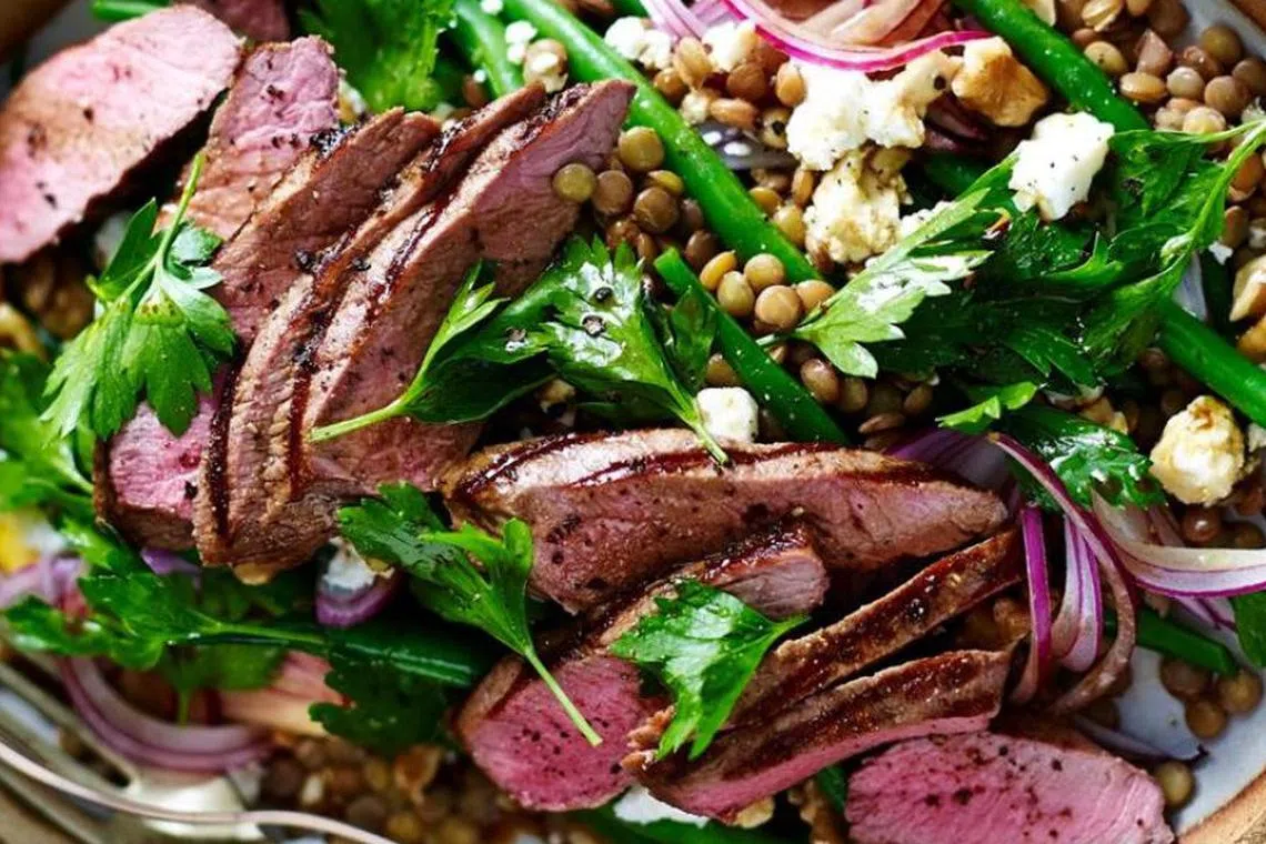 This Lamb & Lentil Salad Is Both Healthy And Satisfying | The Singapore ...