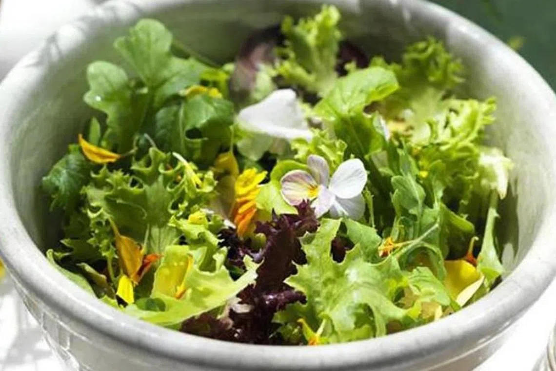 Flower Salad Recipe | The Singapore Women's Weekly