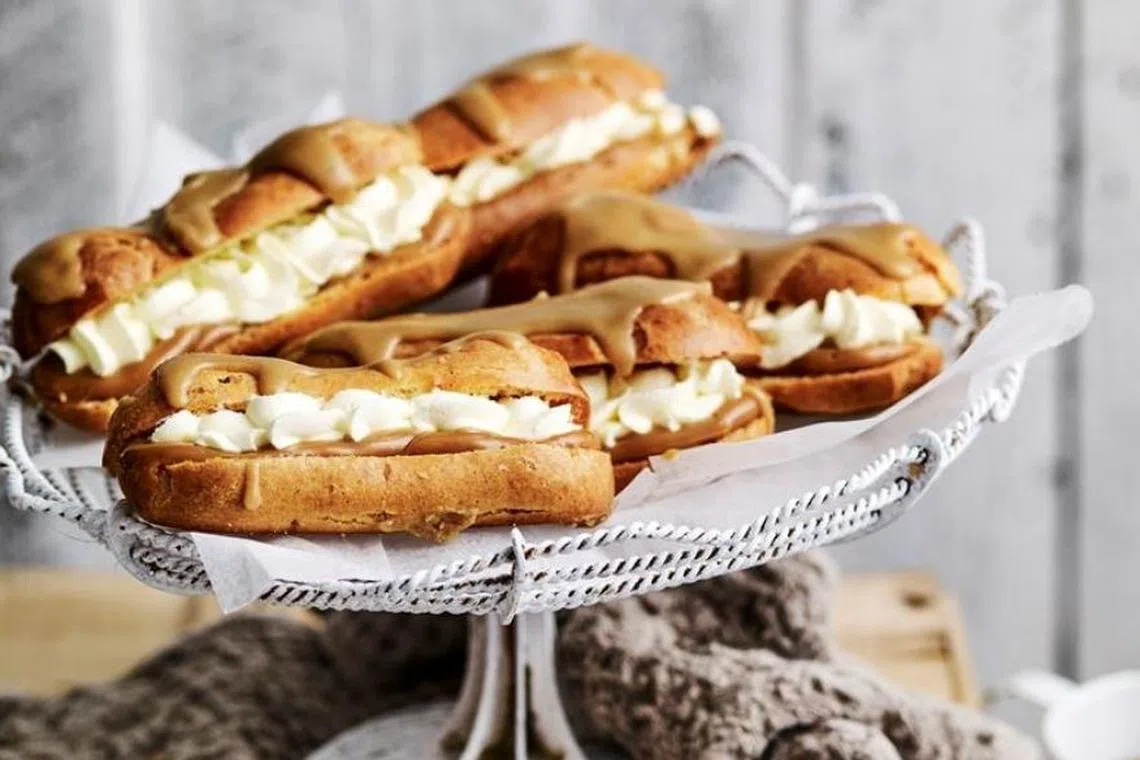 A Tantalising Recipe For Caramel Éclairs | The Singapore Women's Weekly