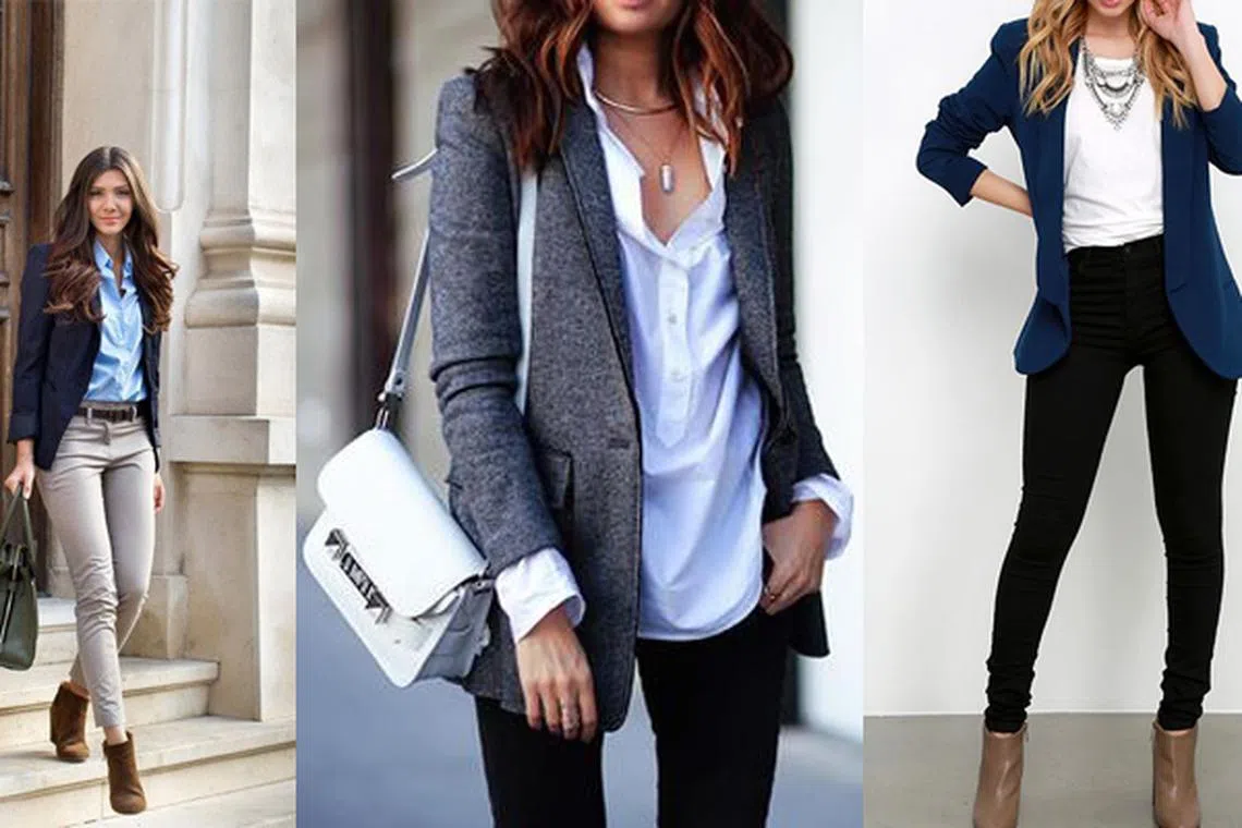 5 Outfit Combinations That Always Work For The Office - The Singapore ...