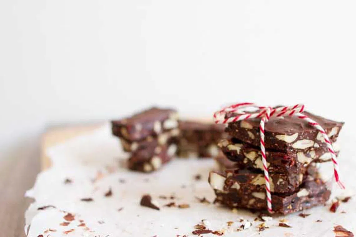 Chocolate and Almond Slice - The Singapore Women's Weekly | The ...