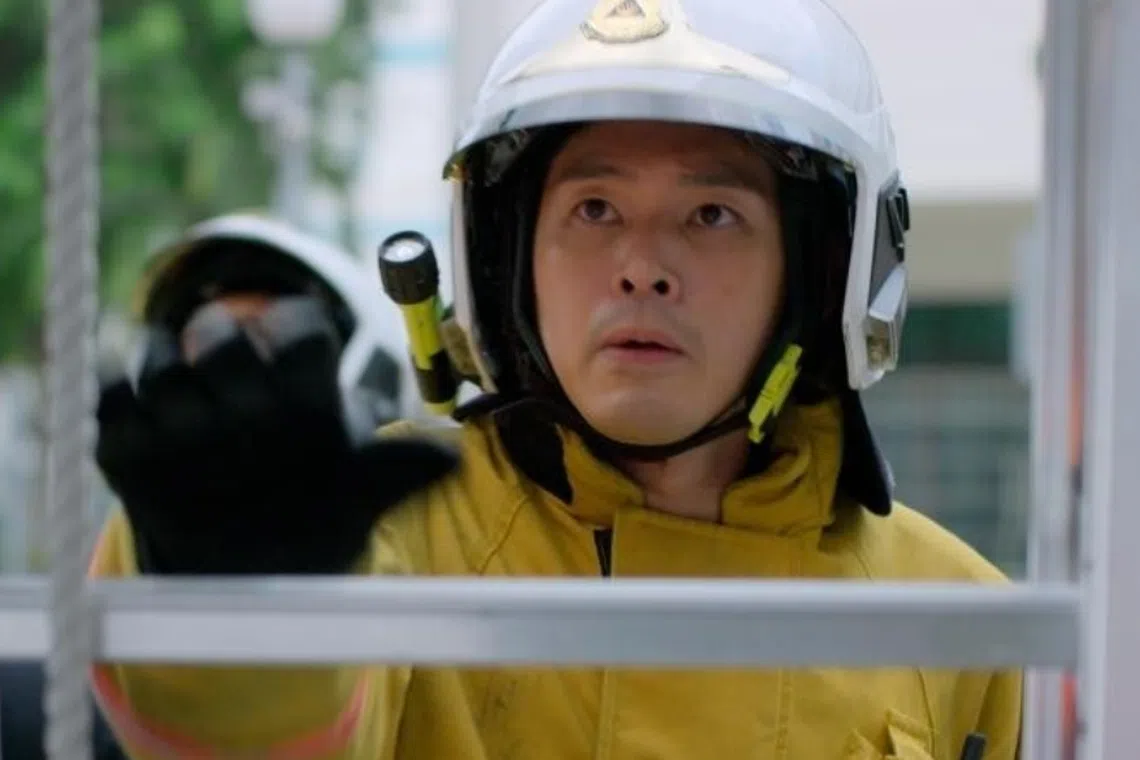 Romeo Tan Saved By SCDF Personnel While Filming Fire Scene | The ...
