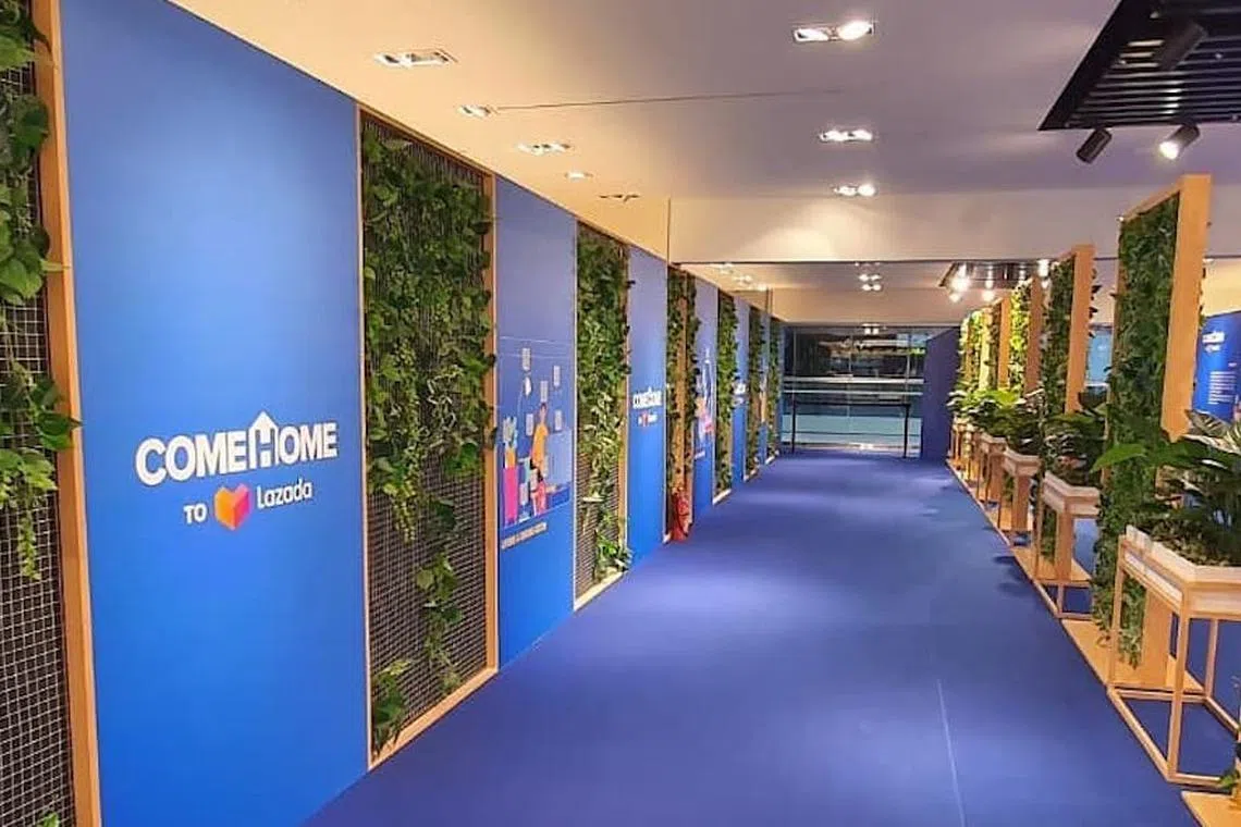 A Look Inside Lazada's Pop-Up Store At Raffles City | The Singapore ...