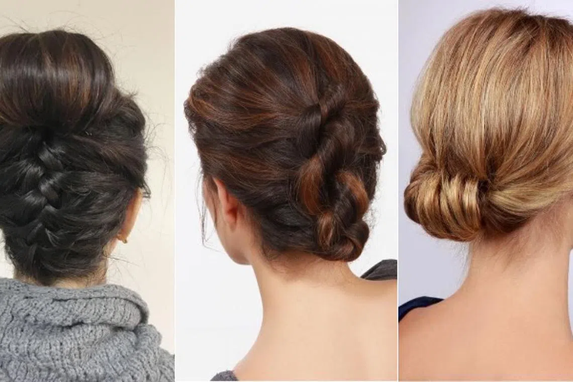 15 Quick And Easy Office Updos For Those Busy Mornings | The Singapore ...