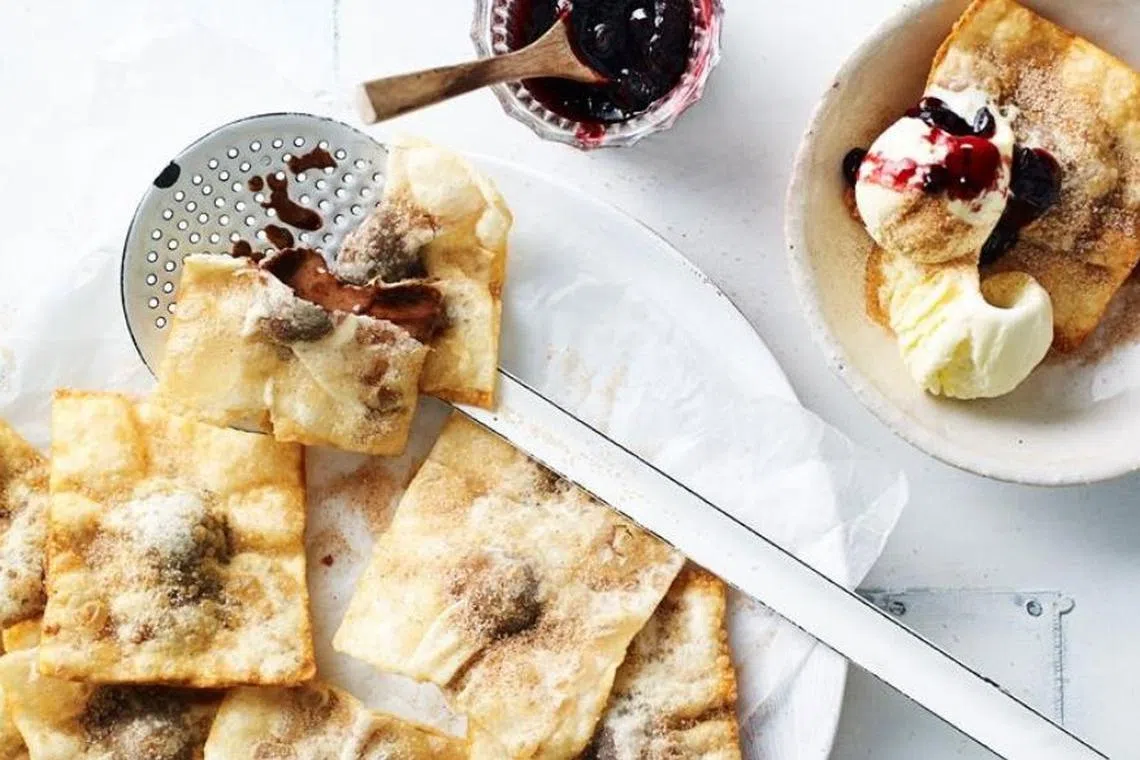 Churros Ravioli With Ice-Cream - The Singapore Women's Weekly | The ...