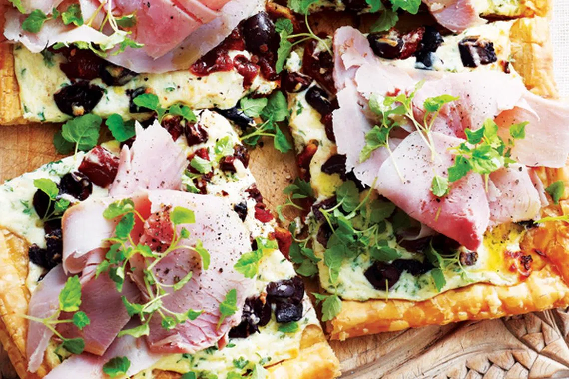Ricotta & Ham Tart - The Singapore Women's Weekly | The Singapore Women's Weekly