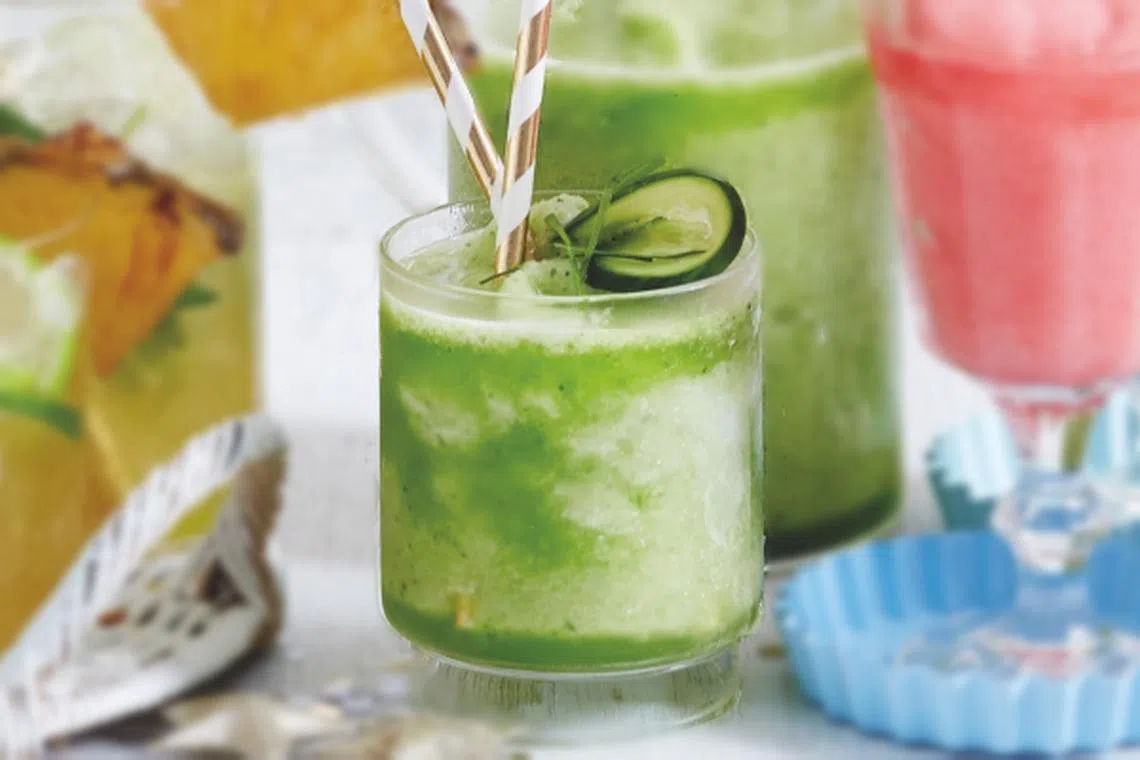Cucumber, Gin & Kaffir Lime Slushie - The Singapore Women's Weekly ...