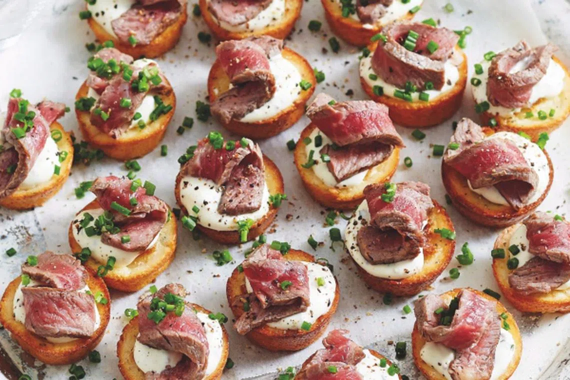 Roast Beef On Mini Crumpets - The Singapore Women's Weekly | The ...